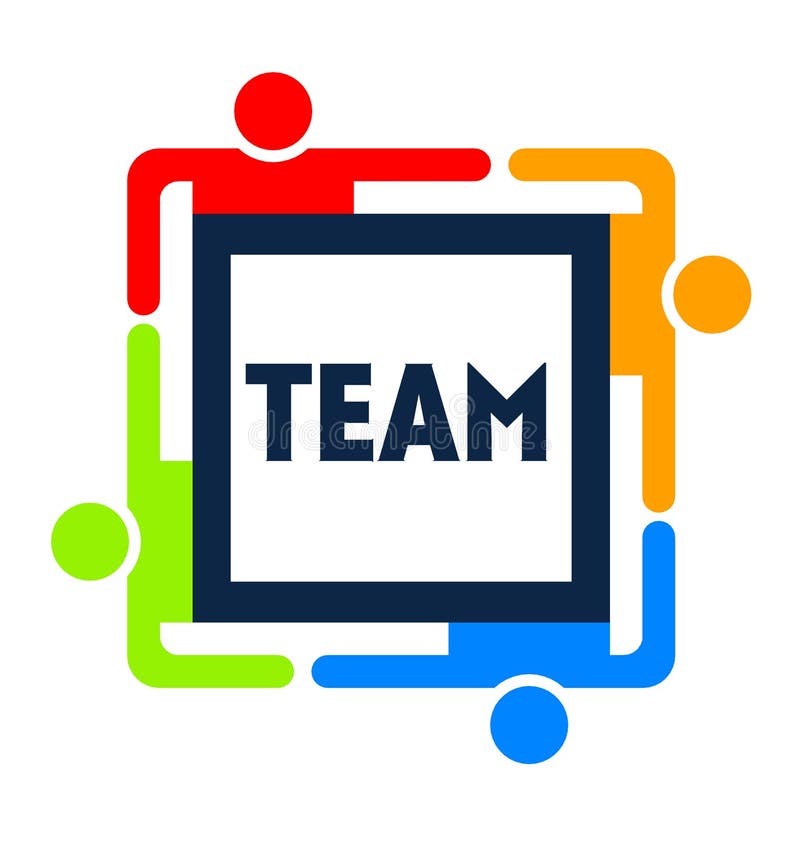 Vector Abstract Logo Design. Teamwork, Alliance. Stock Vector ...