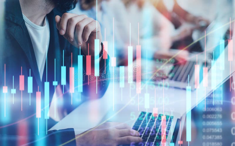 Team of Stock Traders at Work Stock Image - Image of smiling, staff ...