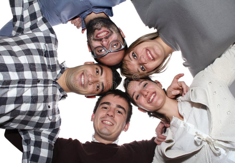 Team of Students stock photo. Image of huddle, together - 28795898