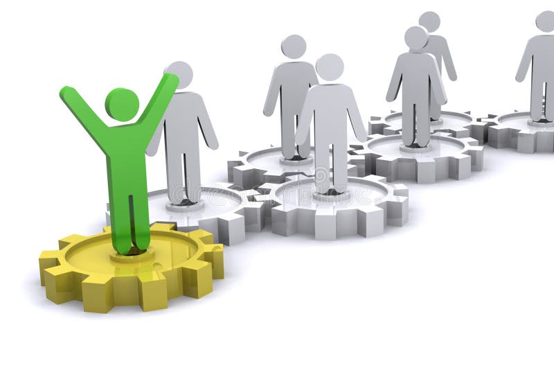 Cogs (Success) stock illustration. Illustration of generated - 4802306