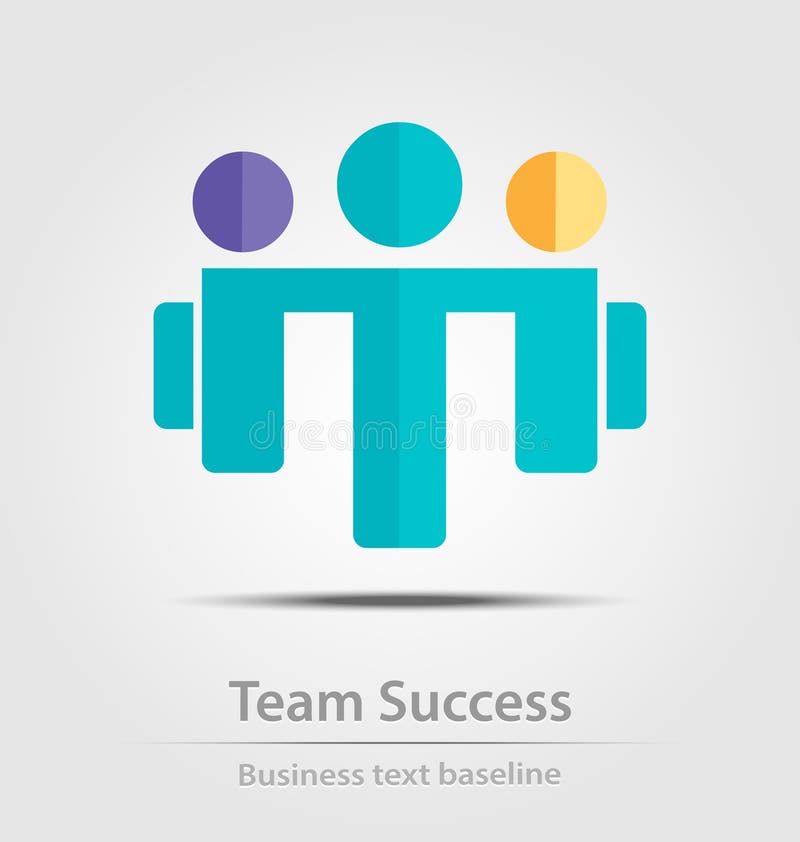 Team success business icon stock vector. Illustration of abstract ...