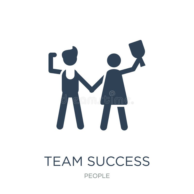 Team Success Icon in Trendy Design Style. Team Success Icon Isolated on ... Team Success Icon in Trendy Design Style. Team Success Icon Isolated on ...