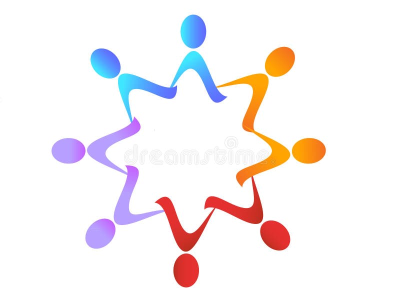 Team support stock vector. Illustration of network, conceptual - 19727515