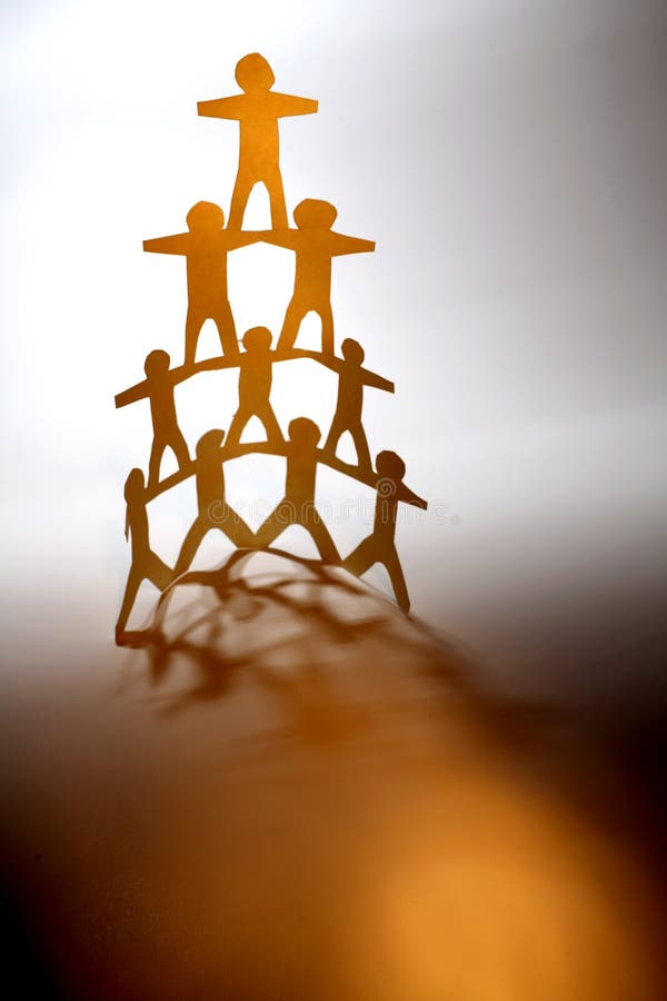 Team support stock image. Image of linked, cooperating - 6180919