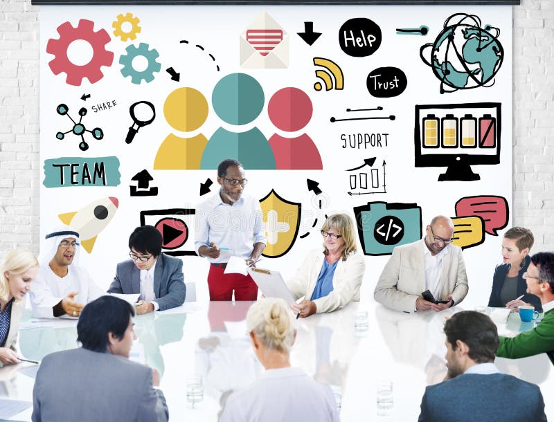 Team Support Care Help Trust Collaboration Concept Stock Photo - Image ...