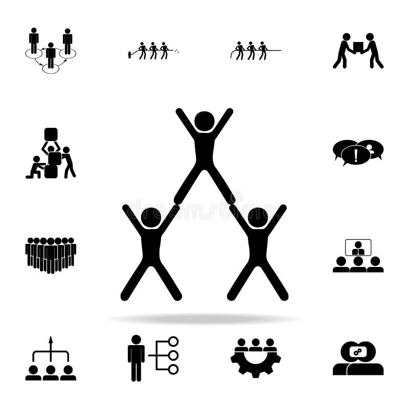 Team Support Icon. Elements of Teamwork Multi Colored Icons. Premium ...