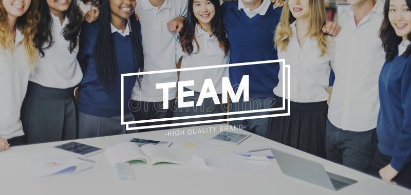 Team Support Togetherness Cooperation Partnership Concept Stock Photo ...