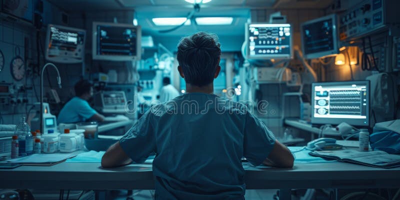 Team Surgeon at Work on Operating in Hospital. Stock Image - Image of ...