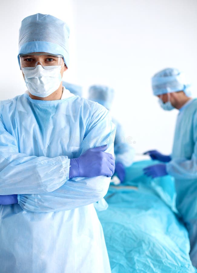 Team Surgeon at Work in Operating Room Stock Image - Image of clinical ...