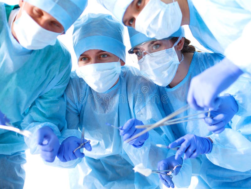 Team Surgeon at Work in Operating Room Stock Photo - Image of clinical ...