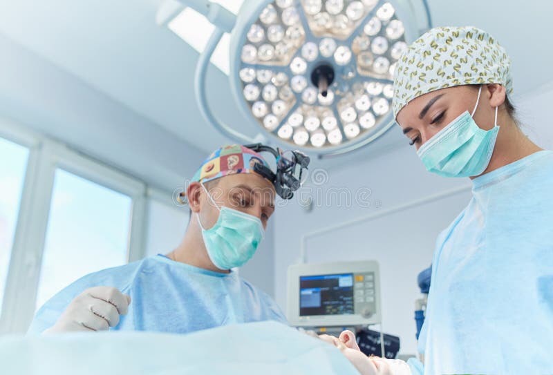 Team Surgeon at Work in Operating Room Stock Photo - Image of ...