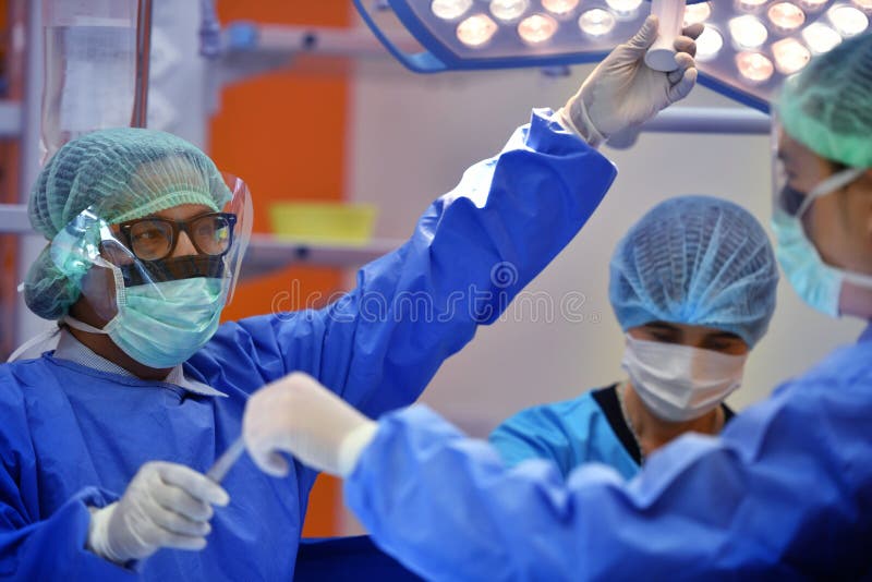 Team Surgeon at Work on Operating Room Stock Photo - Image of emergency ...