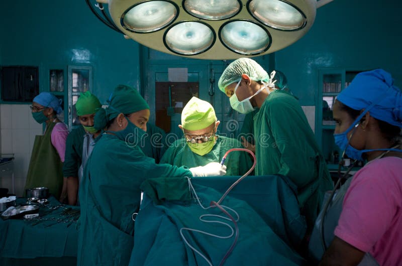 Team of Surgeons in India editorial image. Image of care - 22221315