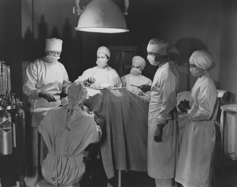 Team of Surgeons Perform Operation Stock Image - Image of emergency ...