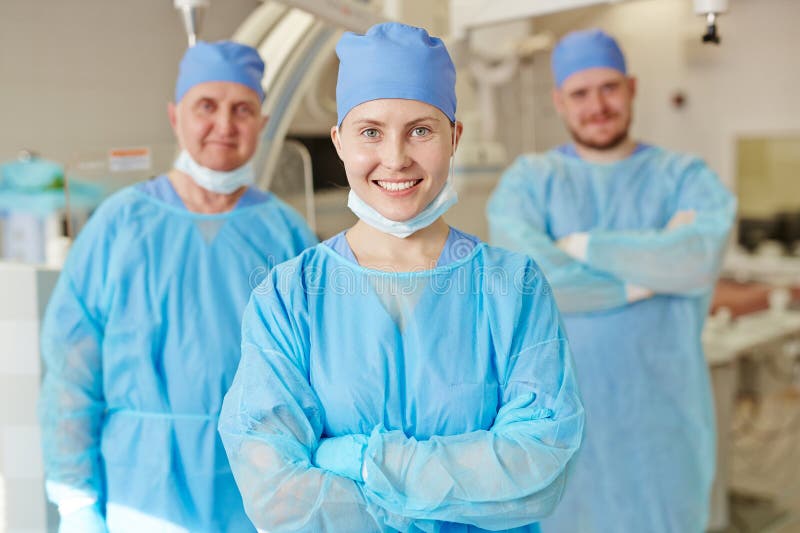 Team of surgeons stock photo. Image of smiling, surgeon - 76284198