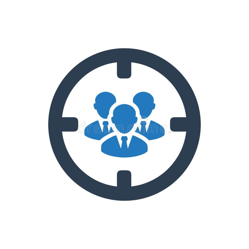 Team Target Icon stock vector. Illustration of marketing - 97996723