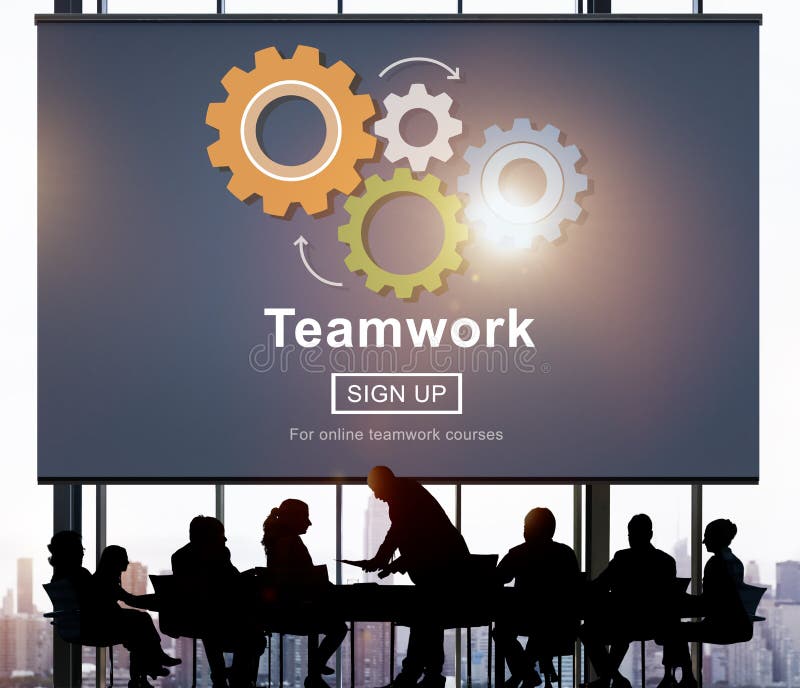 Team Teamwork Collaboration Cooperation Concept Stock Photo - Image of ...
