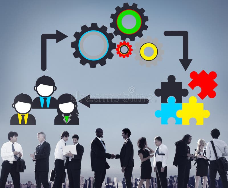 Team Teamwork Collaboration Corporate Concept Stock Photo - Image of ...