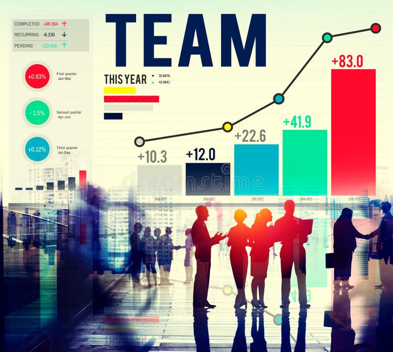 Team Teamwork Corporate Data Analysis Concept Stock Image - Image of ...
