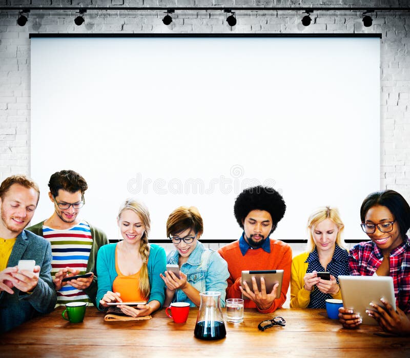 Team Teamwork Discussion Meeting Planning Concept Stock Photo - Image ...