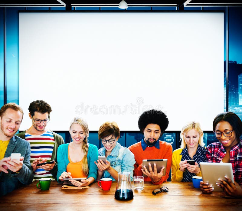 Team Teamwork Discussion Meeting Planning Concept Stock Image - Image ...