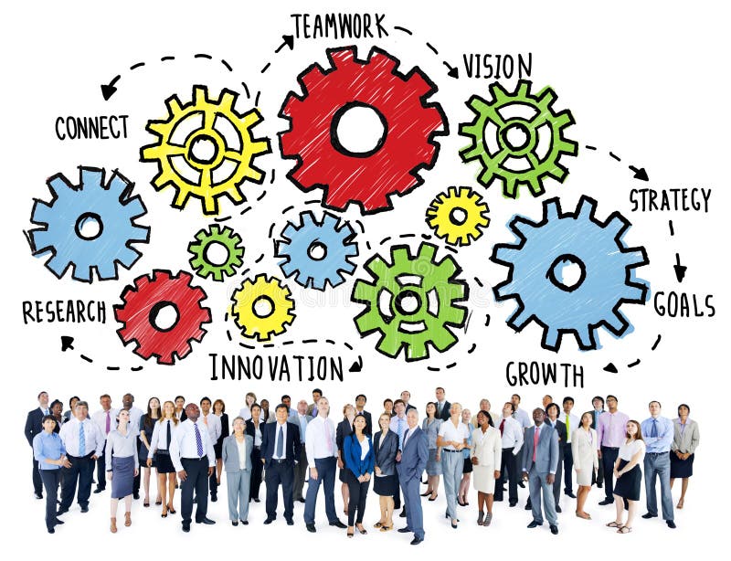 Team Teamwork Goals Strategy Vision Business Support Concept Stock ...