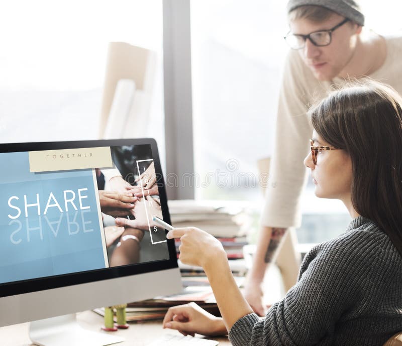 Team Teamwork Help Share Contribute Concept Stock Photo - Image of ...