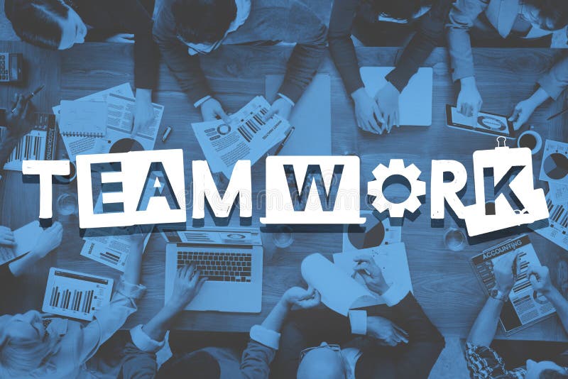 Team Teamwork Partnership Alliance Unity Concept Stock Illustration ...