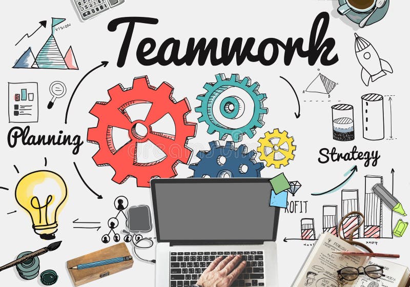 Teamwork Support Logo Vector Stock Vector - Illustration of harmony ...