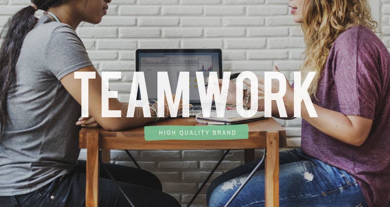 Team Teamwork Team Building Synergy Empower Concept Stock Photo - Image ...