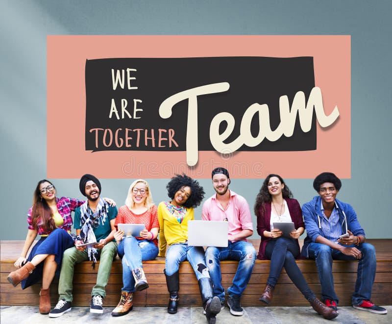 Team Teamwork Togetherness Union Partnership Concept Stock Image ...