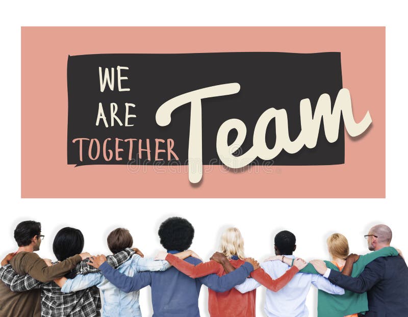 Team Teamwork Togetherness Union Partnership Concept Stock Photo ...