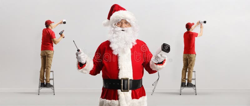 Santa Claus Security Camera Stock Photos - Free & Royalty-Free Stock ...