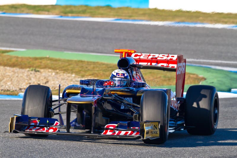 Team Toro Rosso F1, Daniel Ricciardo, 2012 Editorial Photo - Image of ...
