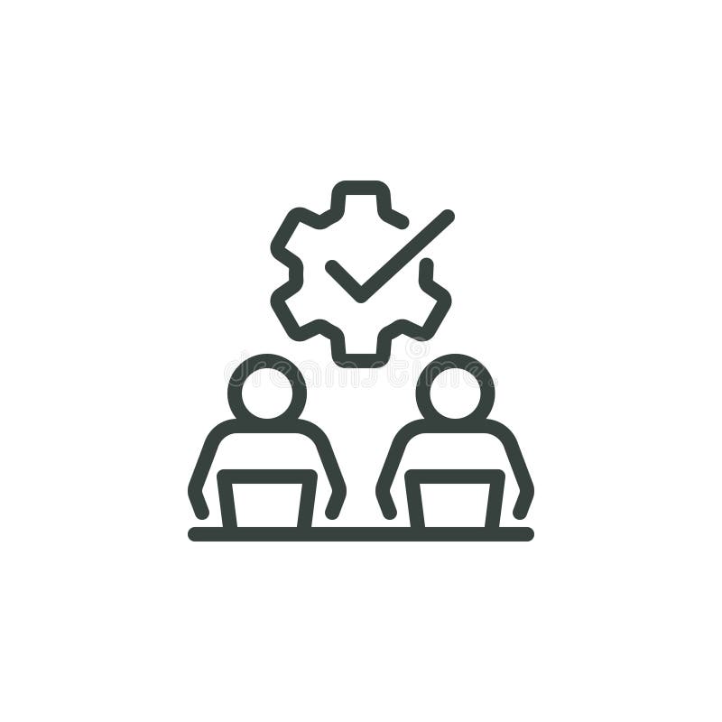 Team Training, Partnership Community, Teamwork Development Outline Icon ...