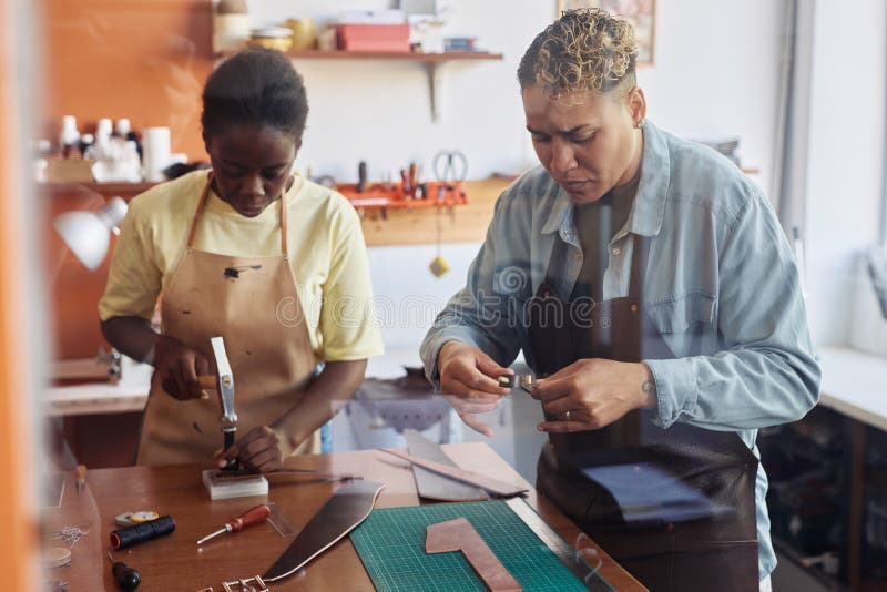 Female Artisans Working Together Stock Photo - Image of craft, quality ...