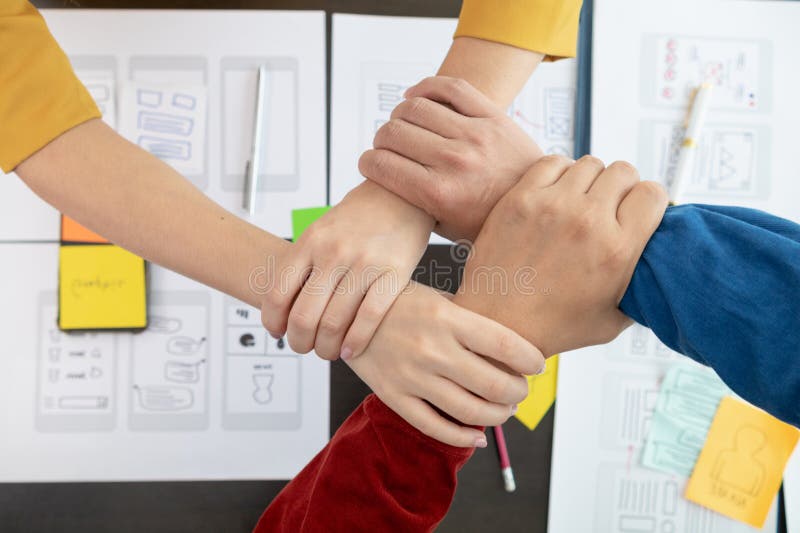 Team of UI UX Web Designer are Working Together To Develop Mobile ... Team of UI UX Web Designer are Working Together To Develop Mobile ...