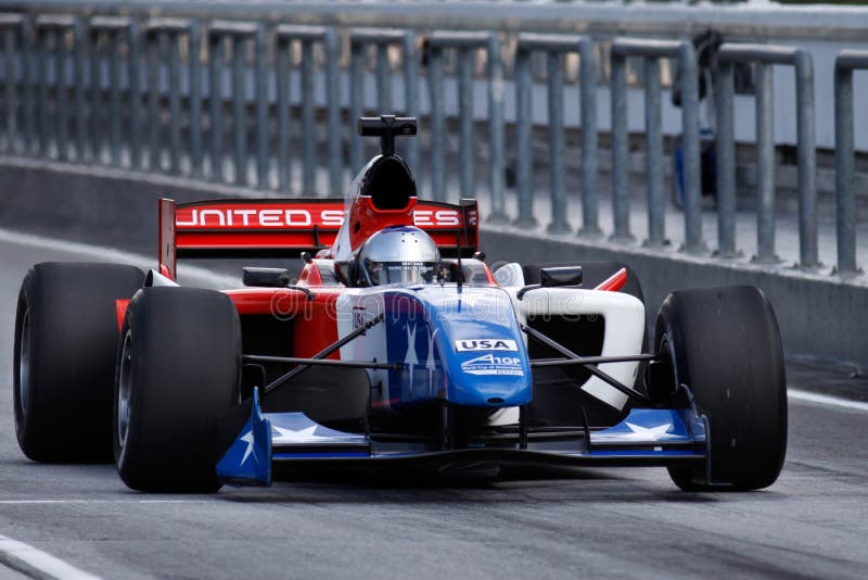 Team USA A1 GP car editorial image. Image of america, people - 8302245