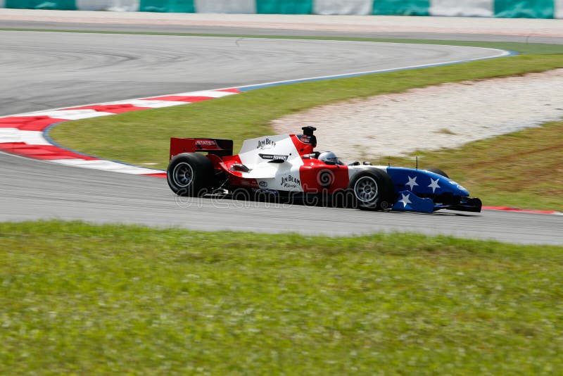 Team USA S Car Racing on the Tracks Editorial Stock Image - Image of ...