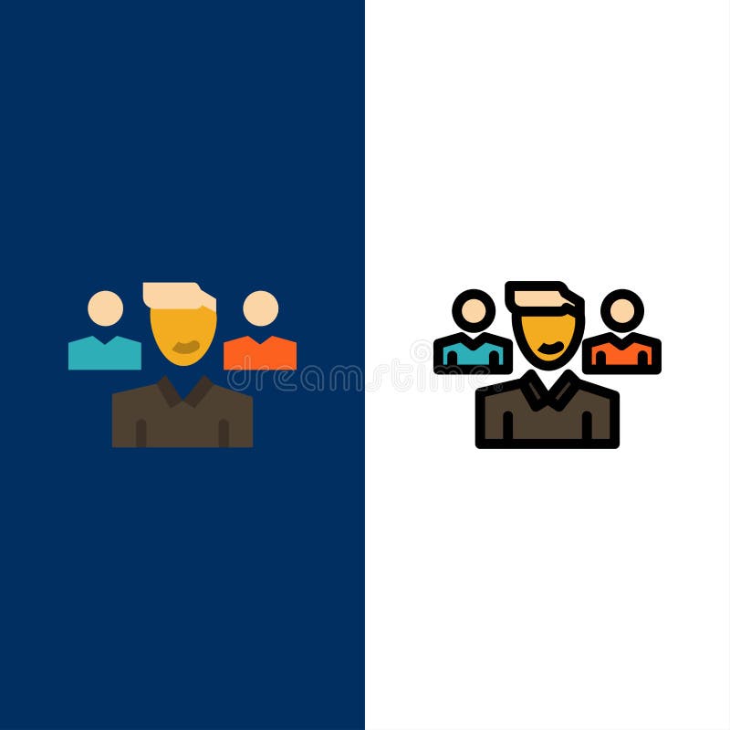 Squad Icons Set, Simple Style Stock Vector - Illustration of ...