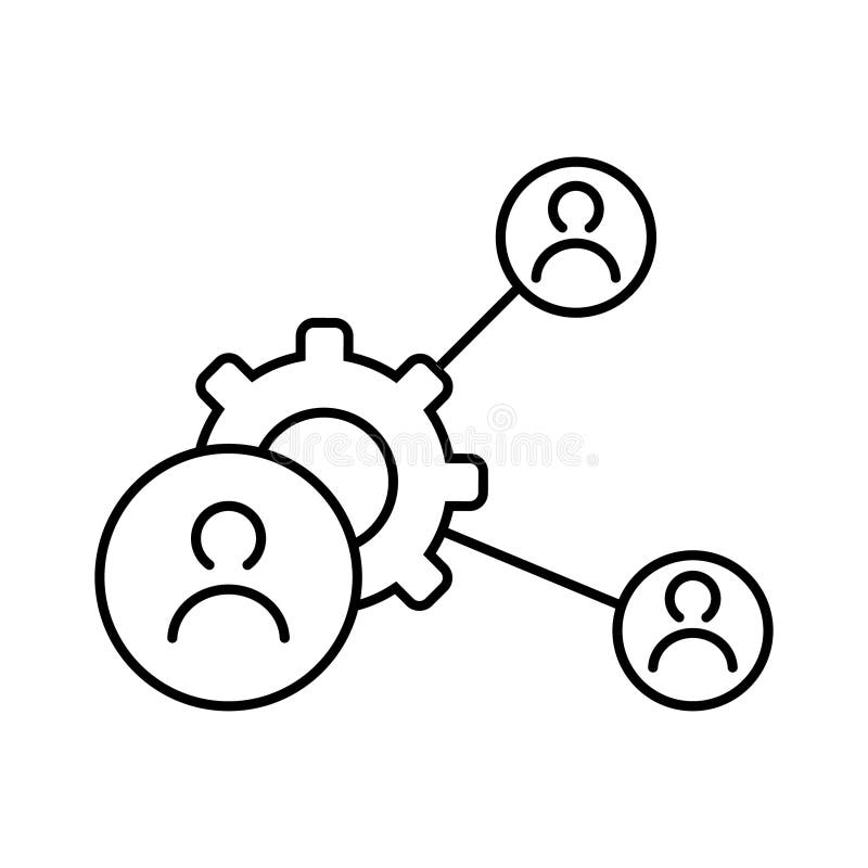 Team Vector Icon Set. Teamwork Illustration Sign Collection ...