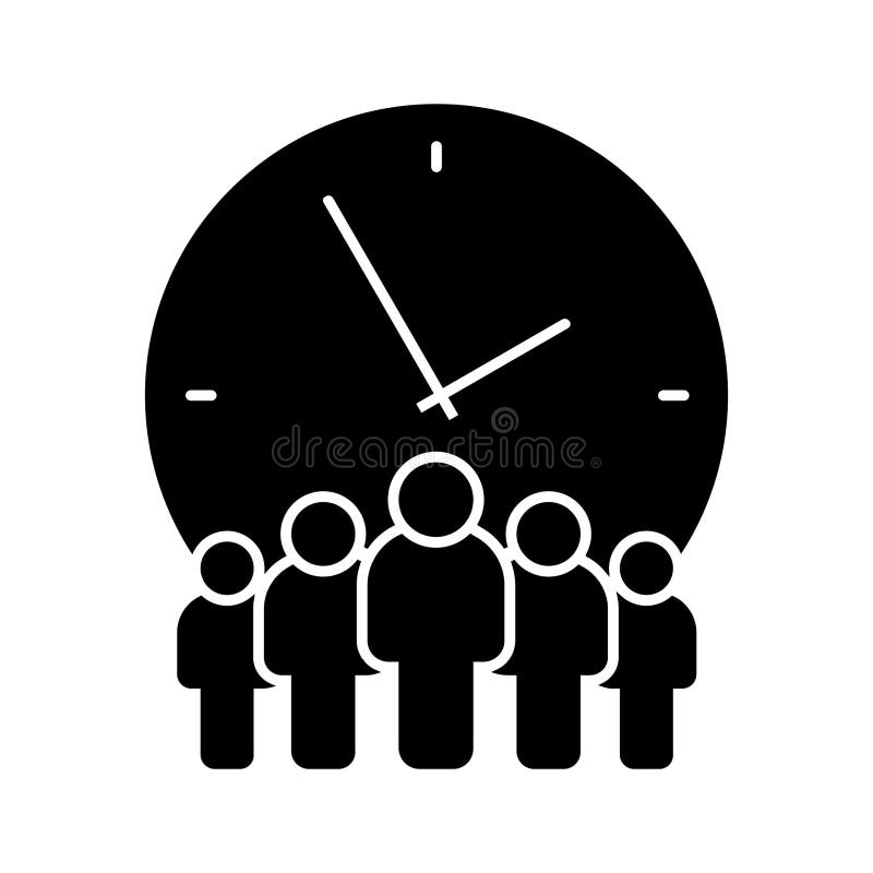 Team Vector Icon Set. Teamwork Illustration Sign Collection ...