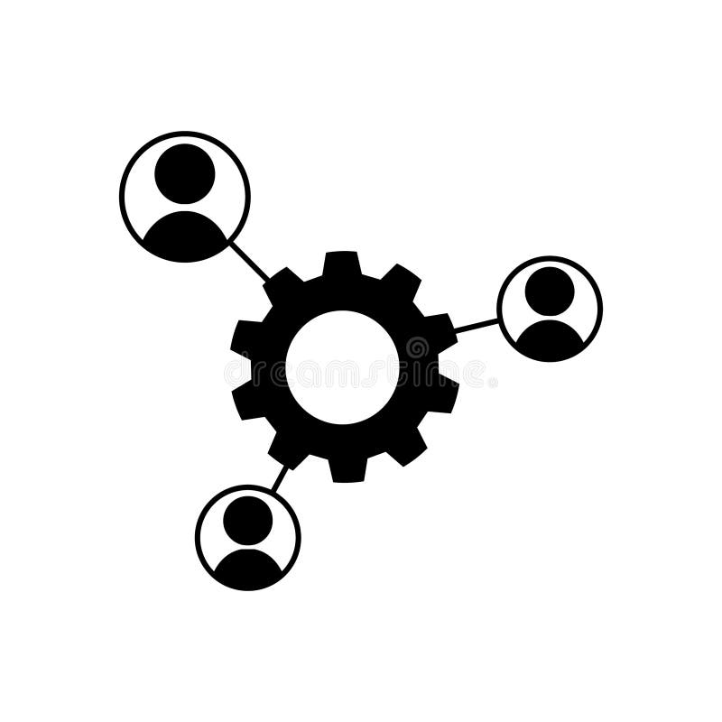 Team Vector Icon Set. Teamwork Illustration Sign Collection ...