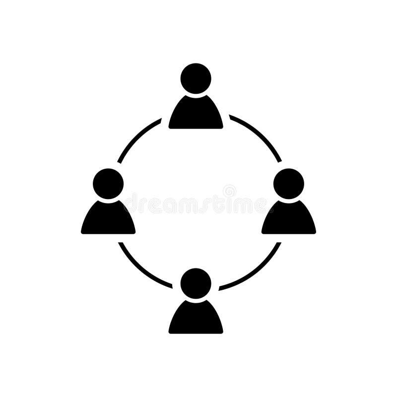 Team Vector Icon Set. Teamwork Illustration Sign Collection ...