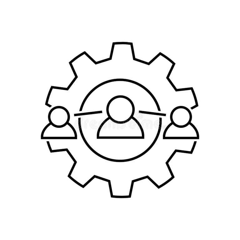 Team Vector Icon Set. Teamwork Illustration Sign Collection ...