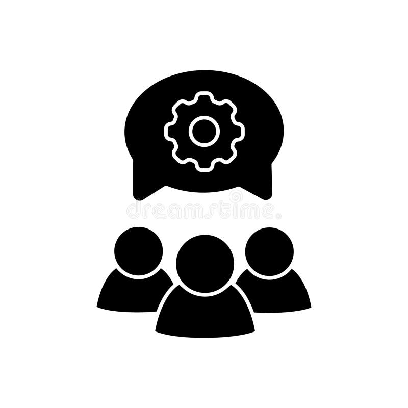 Team Vector Icon Set. Teamwork Illustration Sign Collection ...