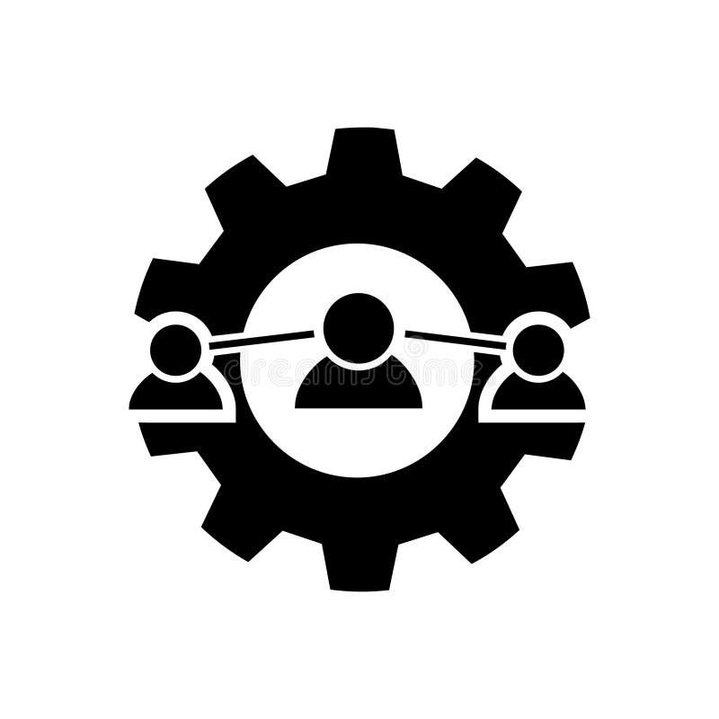 Team Vector Icon Set. Teamwork Illustration Sign Collection ...