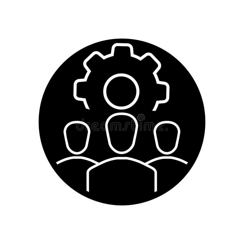 Team Vector Icon Set. Teamwork Illustration Sign Collection ...