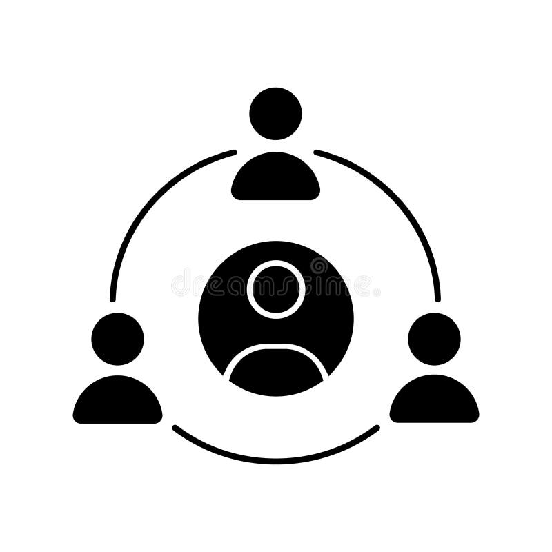 Team Vector Icon Set. Teamwork Illustration Sign Collection ...