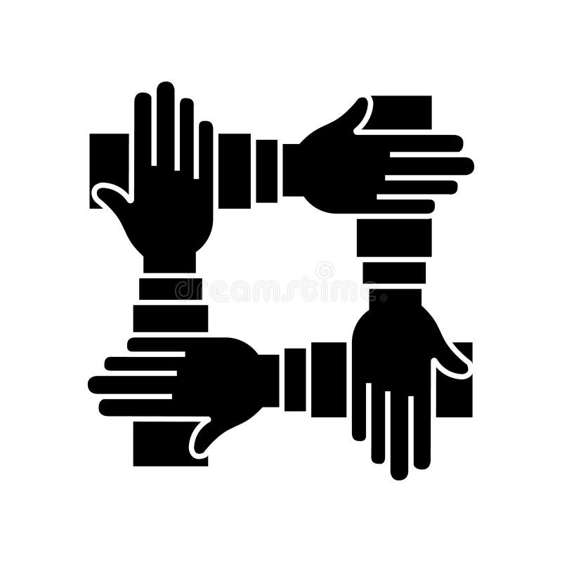 Team Vector Icon Set. Teamwork Illustration Sign Collection ...